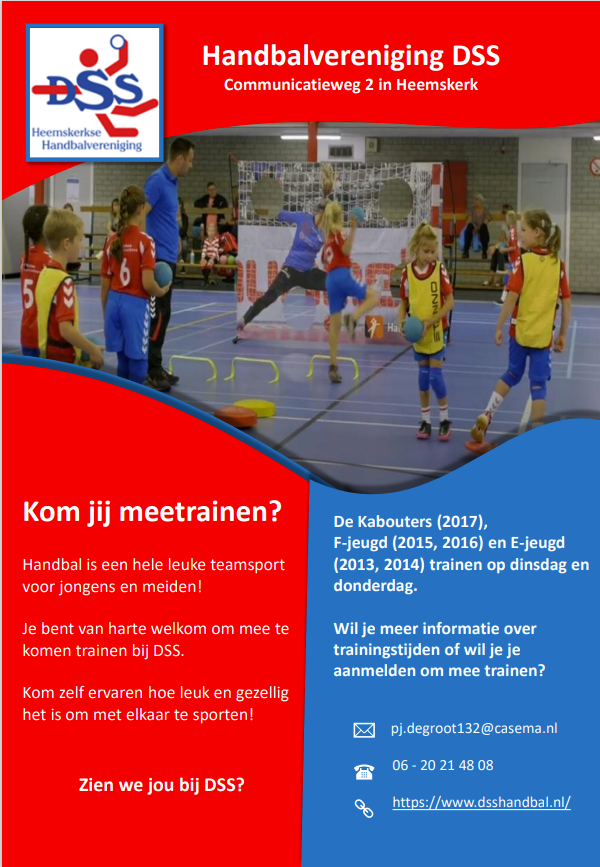 Flyer | DSS Handbal